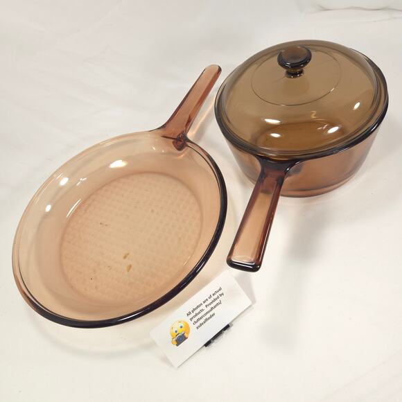 Corningware | Kitchen | Corning Ware Pyrex Vision Amber Bundle 5l ...